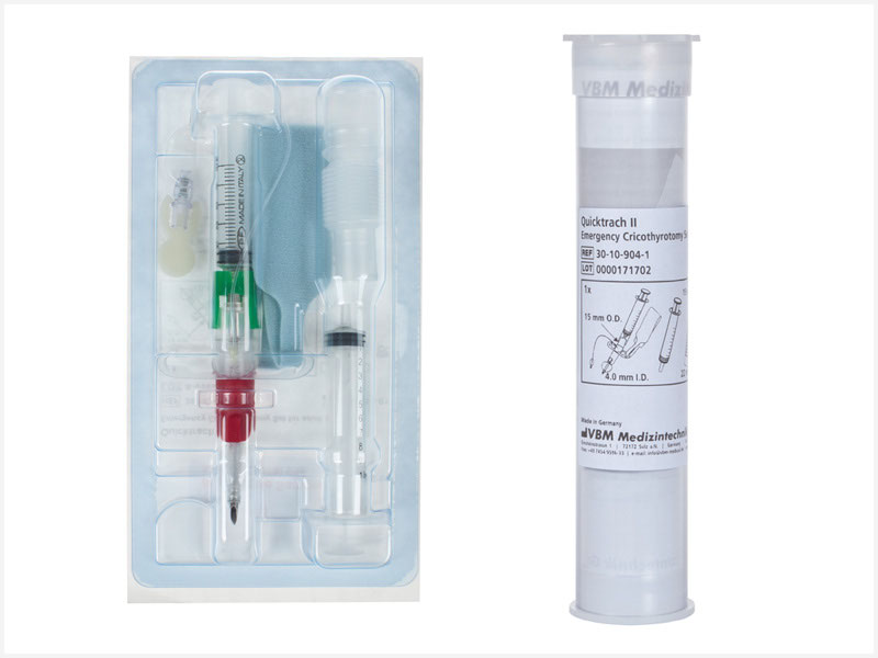 Quicktrach II cricothyrotomie - Medhybride